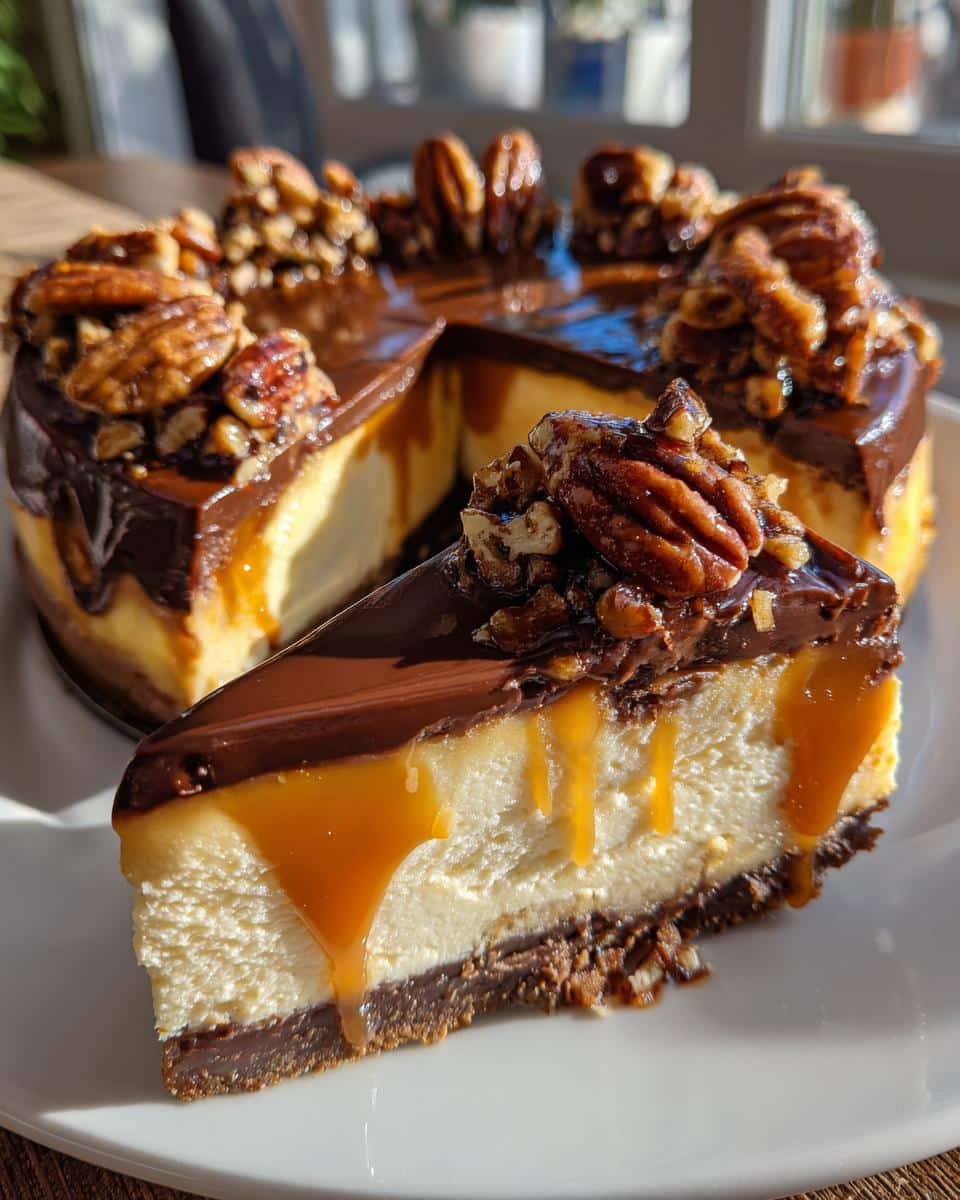 Caramel Turtle Cheesecake: 7 Irresistible Indulgent Layers