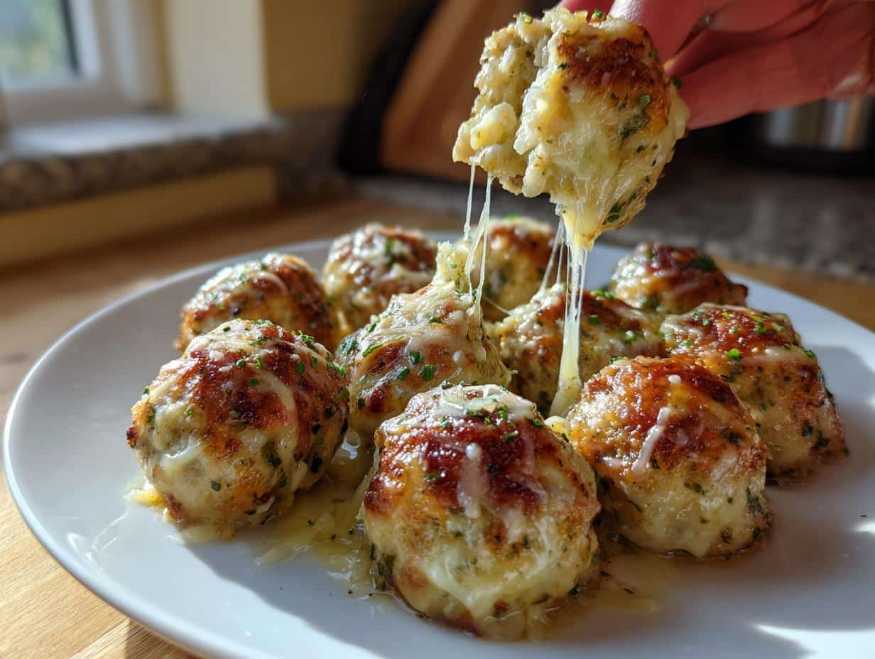 Cheesy Chicken Meatballs: 5 Steps to Flavorful Delight