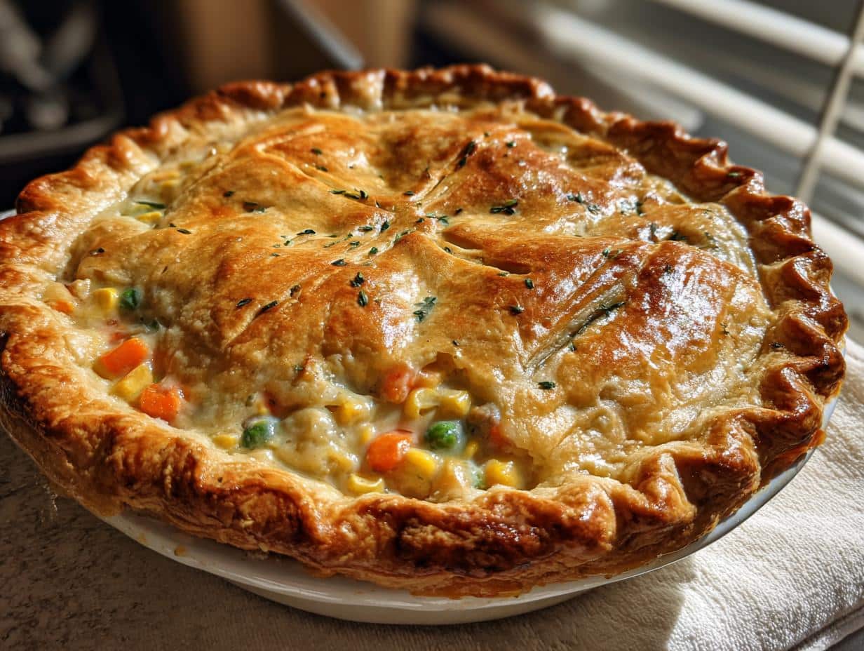 Cozy Roasted Vegetable Pot Pie: A Heartwarming Delight