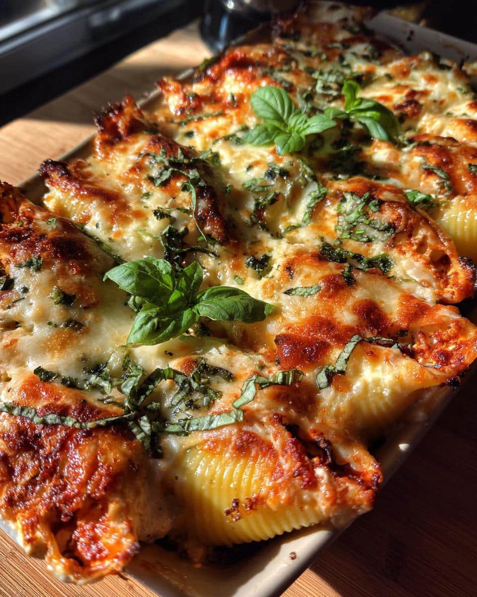 Creamy Sun-Dried Tomato and Ricotta Stuffed Shells Bliss