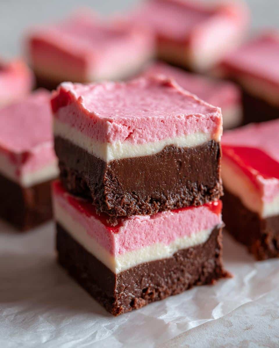 Neapolitan Fudge: 7 Irresistible Layers of Bliss