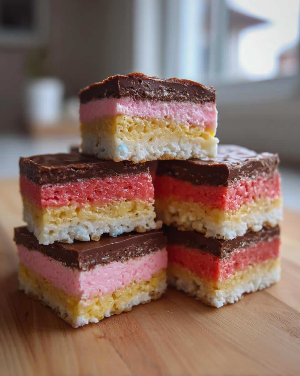 Neapolitan Rice Krispie Treats: A Sweet Delight to Savor