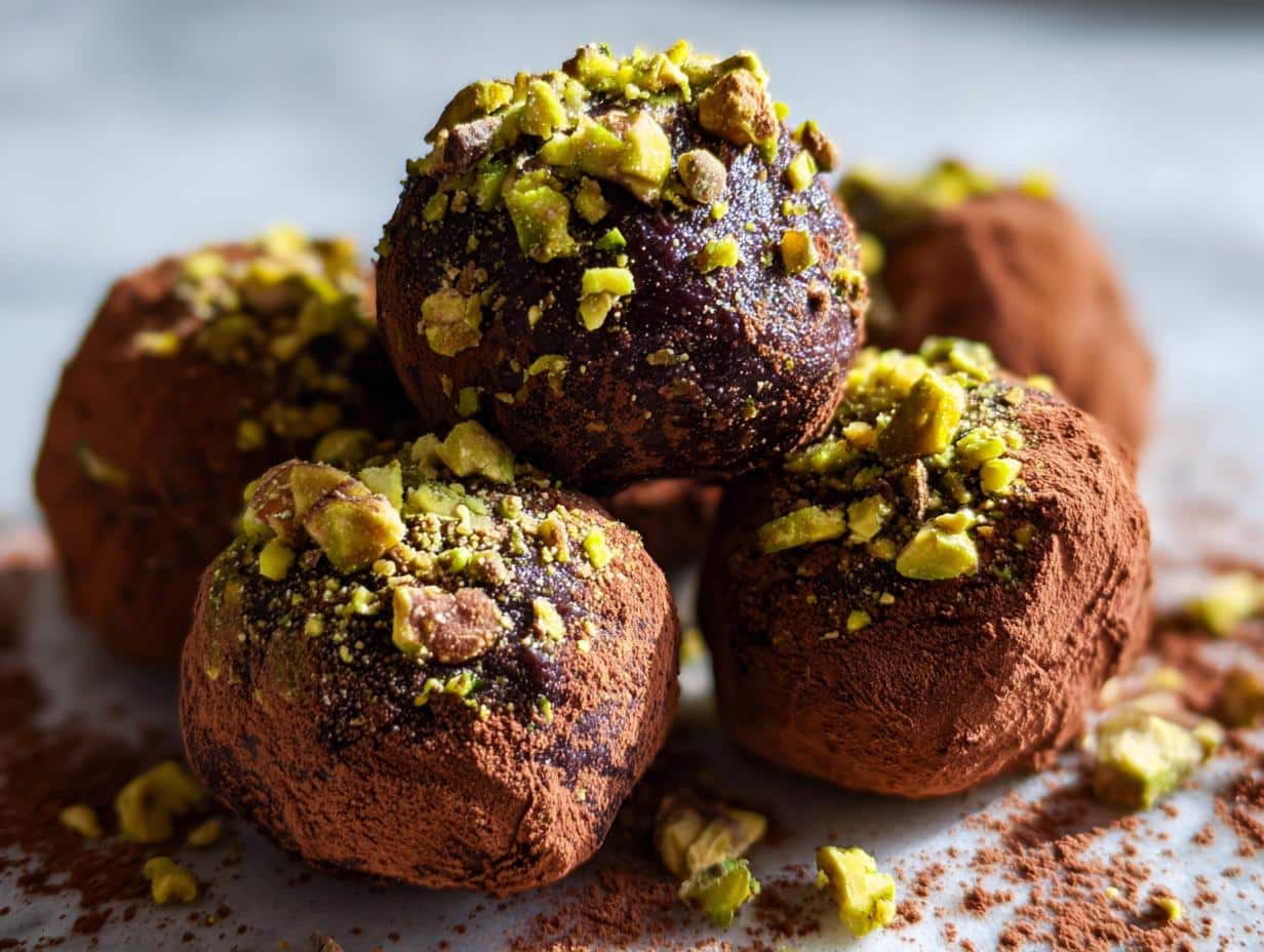 Pistachio Ganache Truffles: 7 Irresistible Bites of Joy