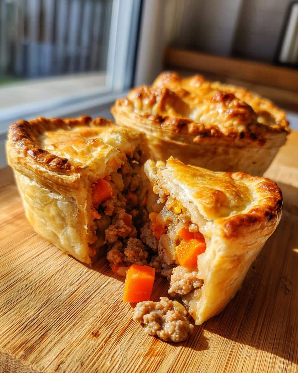 Mini Irish Beef Pies with Buttery Pastry Crust Bliss