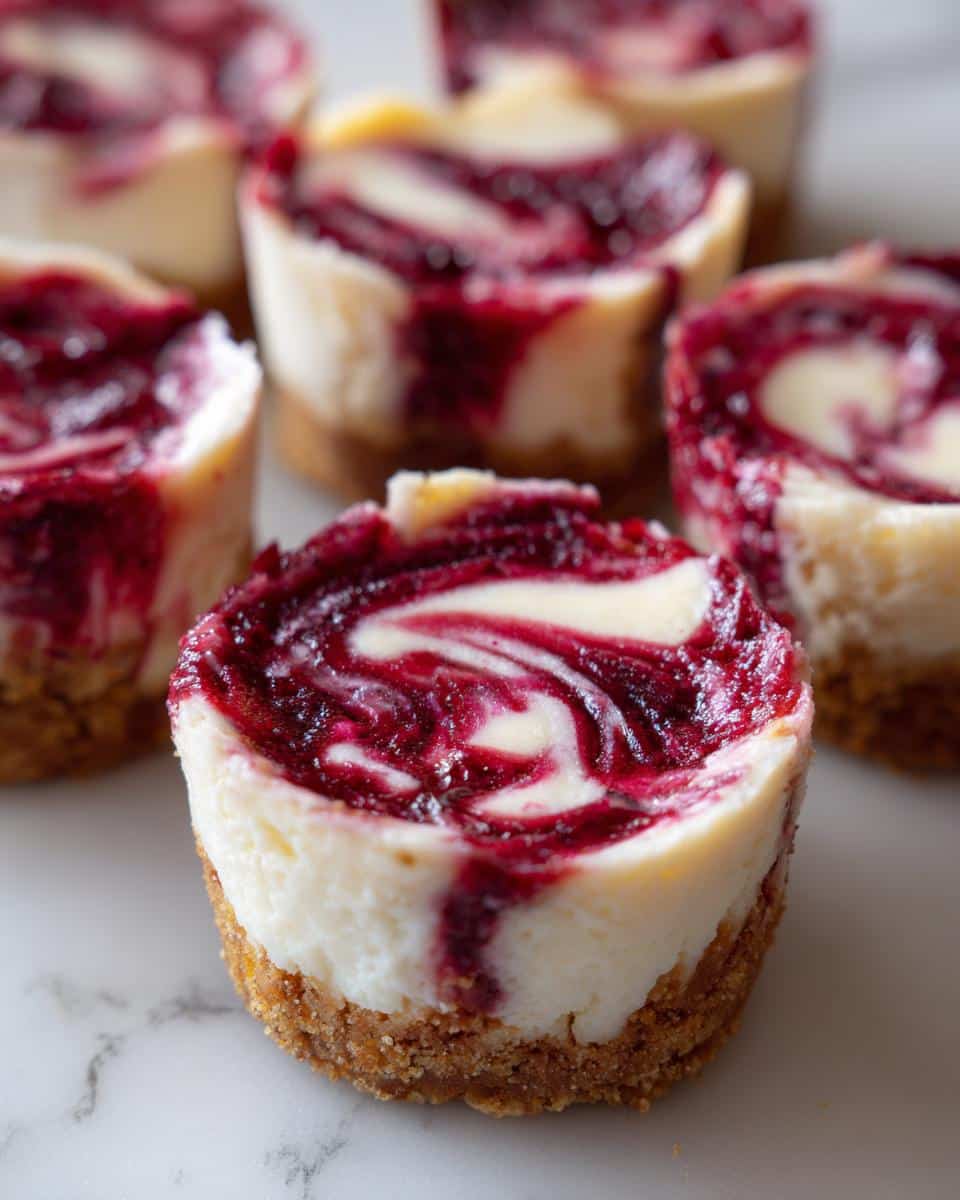 Berry Swirl Cheesecake Bites: 5 Irresistible Flavor Bombs