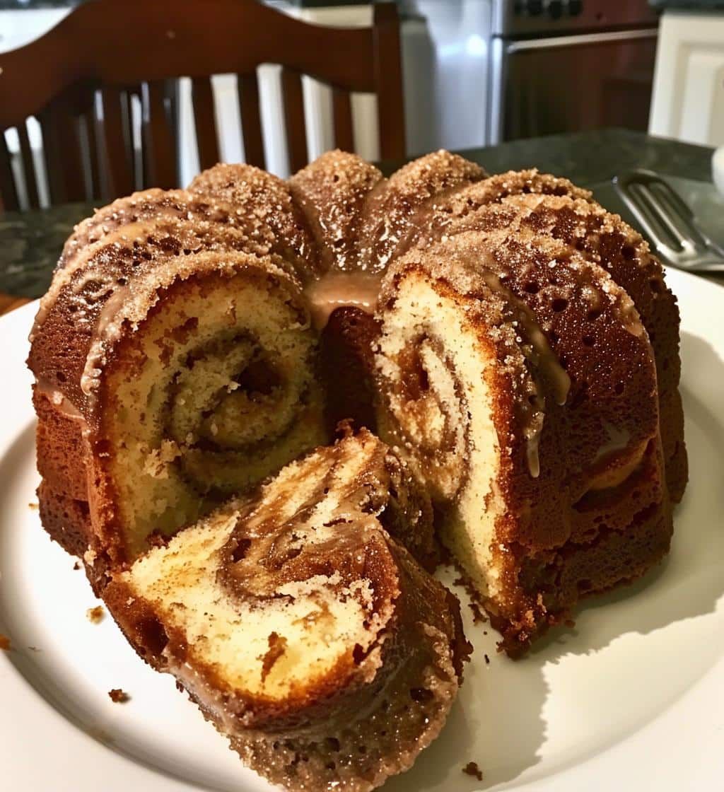 Cinnamon Swirl Sour Cream Bundt Cake: A Cozy Delight