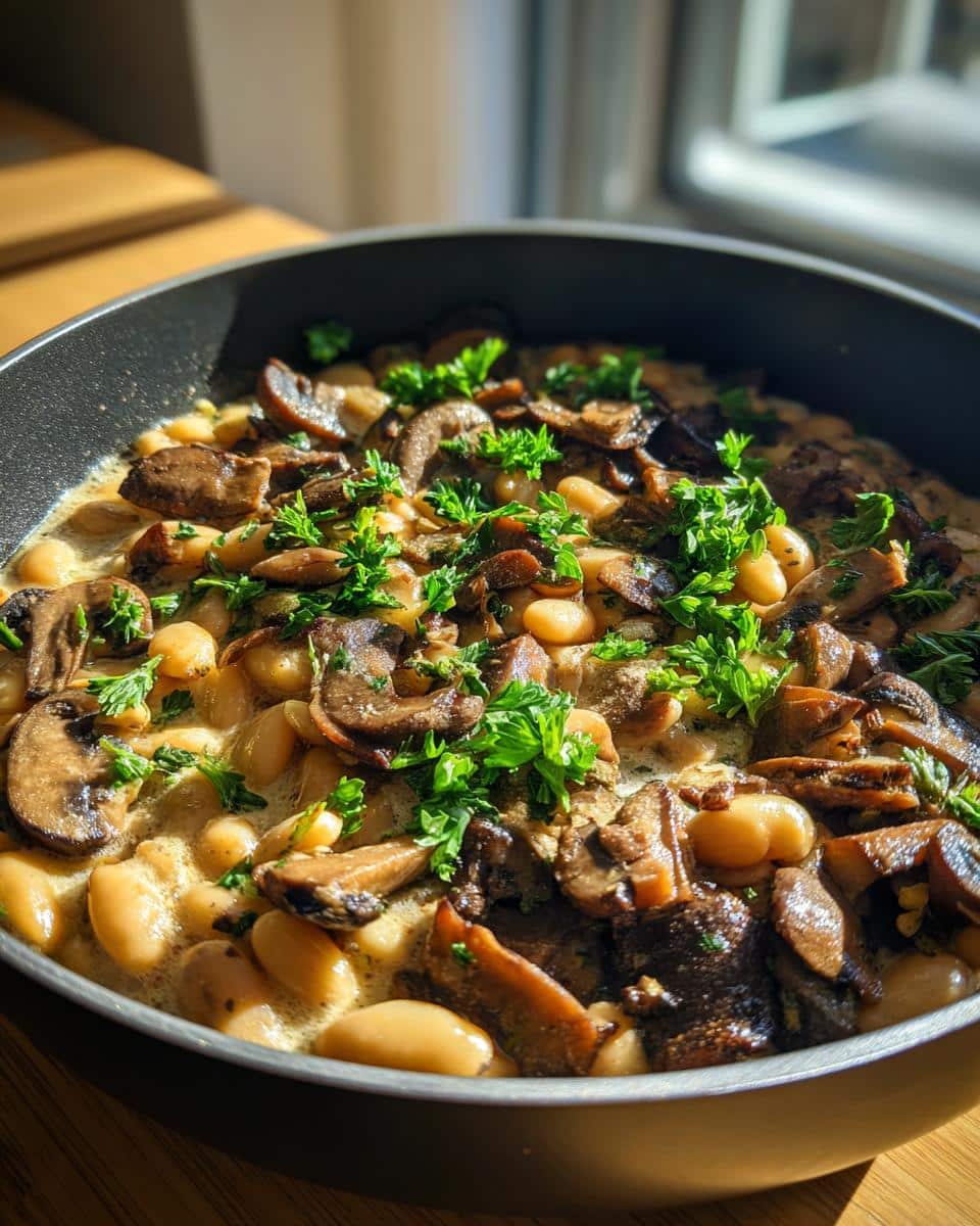 Creamy White Bean and Mushroom Skillet: 25-Min Comfort Food