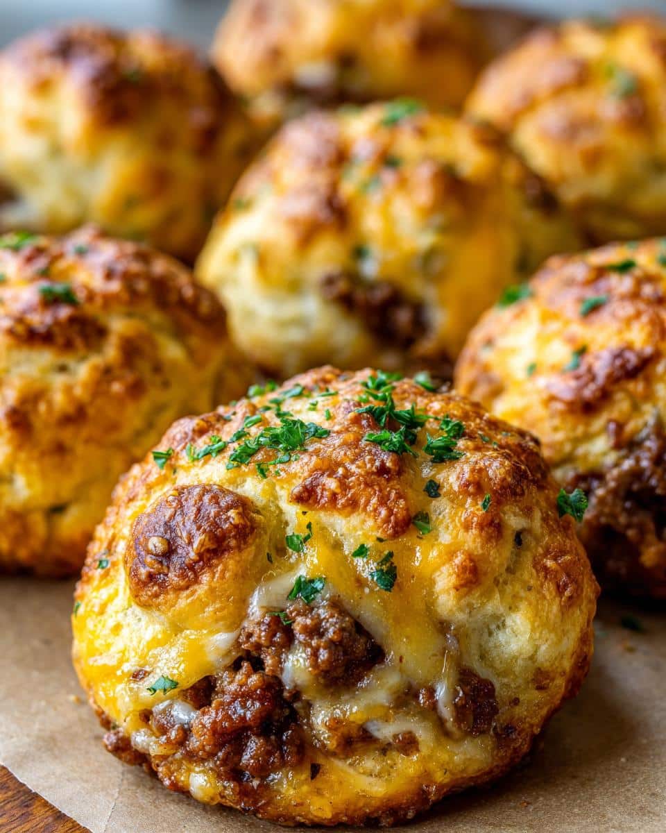 Garlic Parmesan Cheeseburger Bombs: 7 Irresistible Tastes