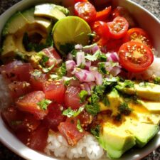 Mexican poke bowl: 7 Layers of Flavorful Delight